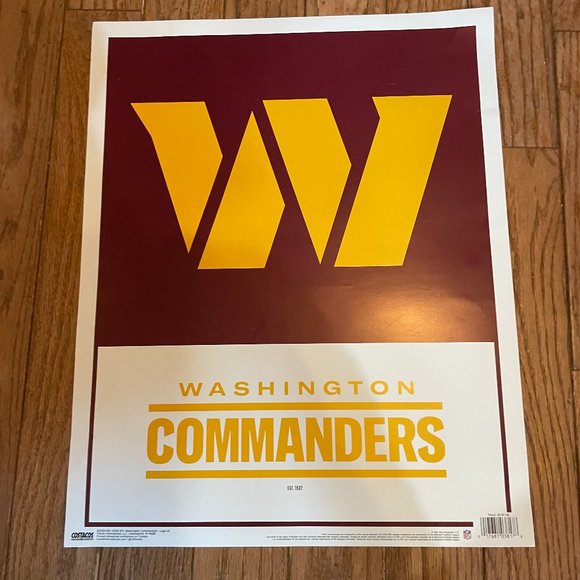 Costacos | Wall Decor | Washington Commanders Est 932 Nfl Small Poster ...